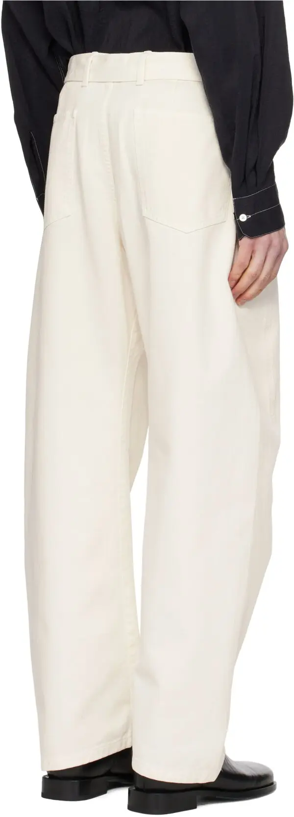 LEMAIRE Twisted Belted Straight-leg Trousers