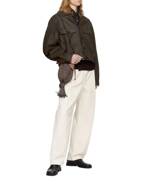 LEMAIRE Twisted Belted Straight-leg Trousers