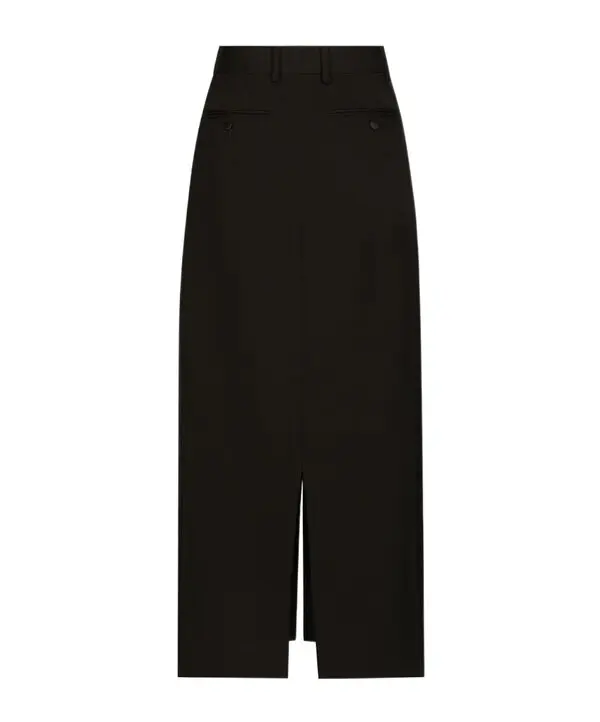 Dolce & Gabbana Calf-length Tuxedo Pencil Skirt - Black
