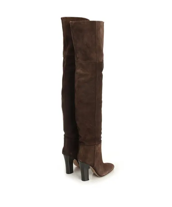 Paris Texas Lavinia Over The Knee Boots - Black
