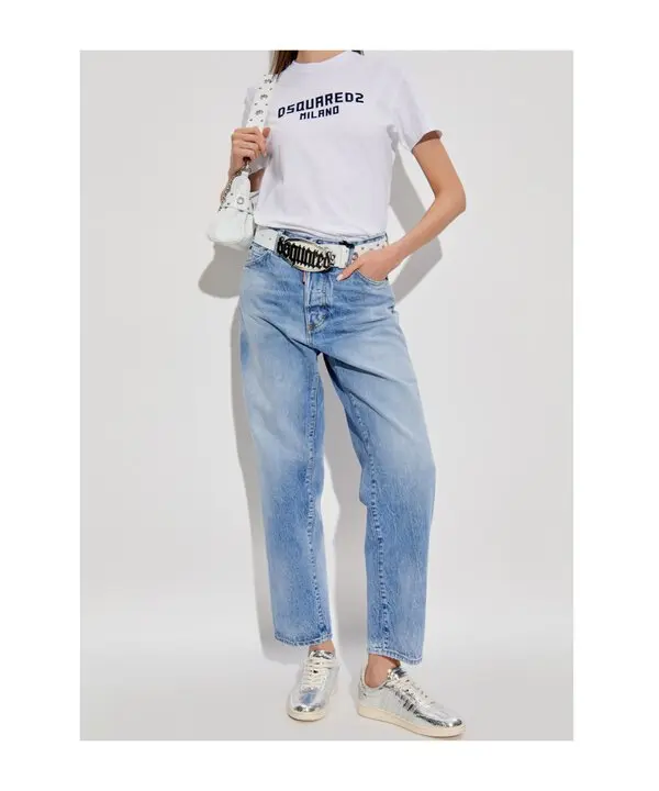 Dsquared2 Straight-leg Jeans With Multiple Pockets
