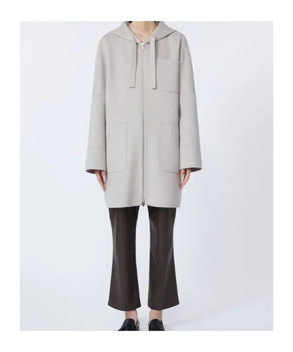 Max Mara Giglio Hooded Coat - Beige