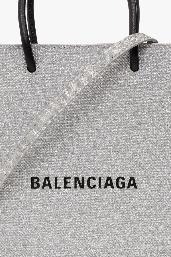 Balenciaga Blondie Glitter-embellished Shoulder Bag