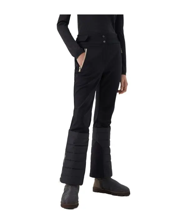 Brunello Cucinelli Padded Flare Pants With Beaded Embellishments