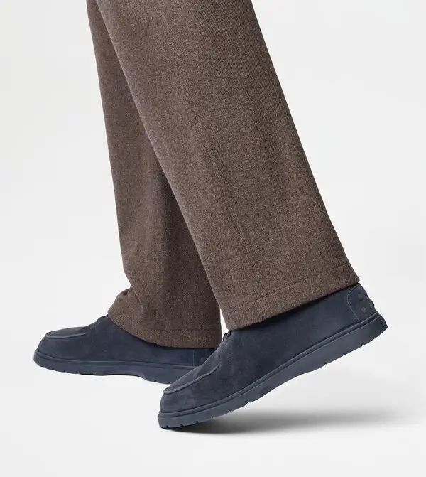 TOD'S Suede Shearling Lined Desert Boots