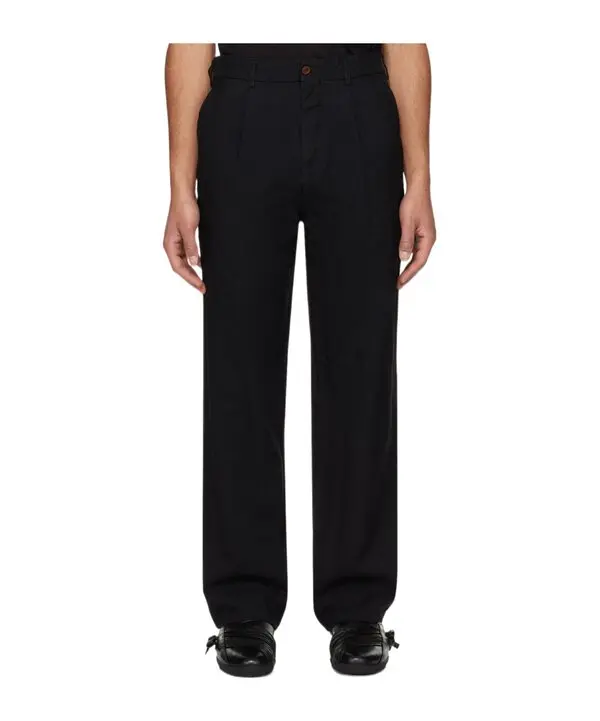 Comme Des Garçons Belt Loops Splicing Casual Pants