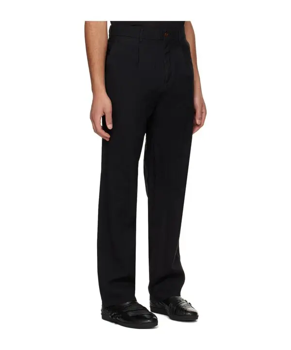 Comme Des Garçons Belt Loops Splicing Casual Pants