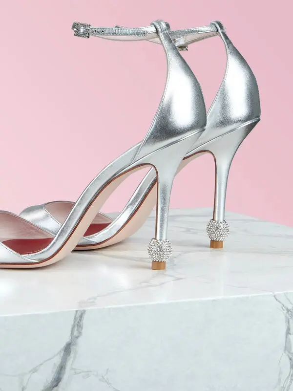 ROGER VIVIER 100mm Crystal-embellished High-heeled Sandals