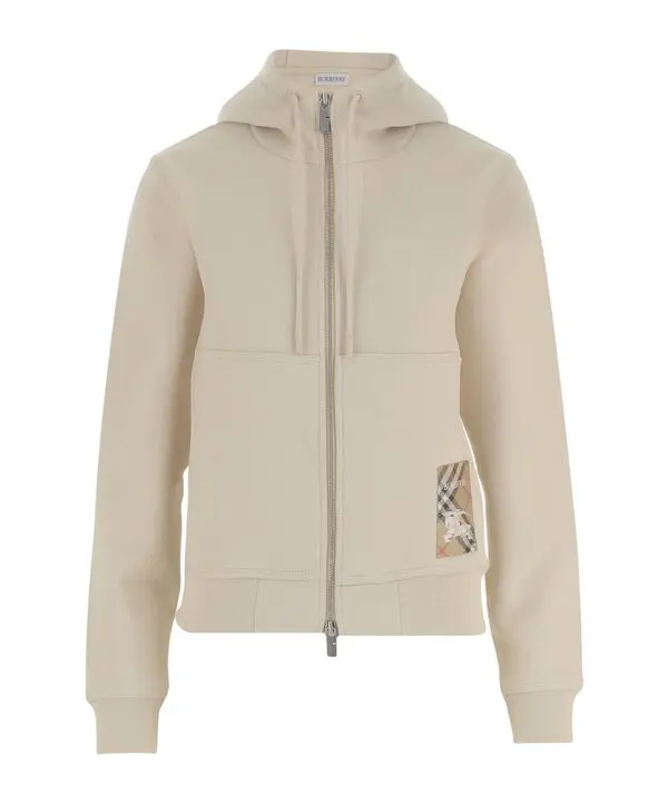 Burberry Ekd Patch Zip-up Hoodie