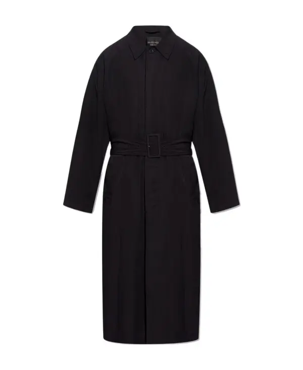 Balenciaga Belted Mid-length Trench Coat