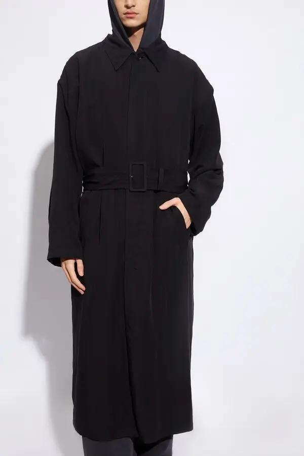 Balenciaga Belted Mid-length Trench Coat
