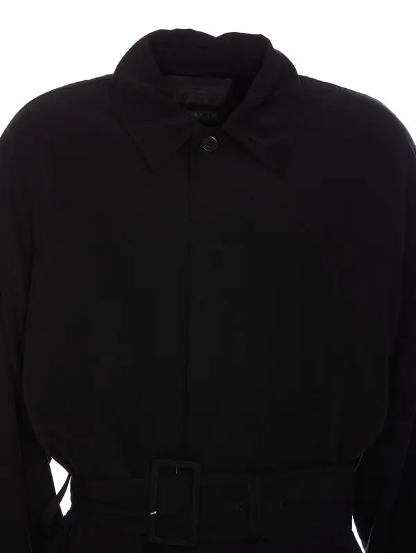 Balenciaga Belted Mid-length Trench Coat