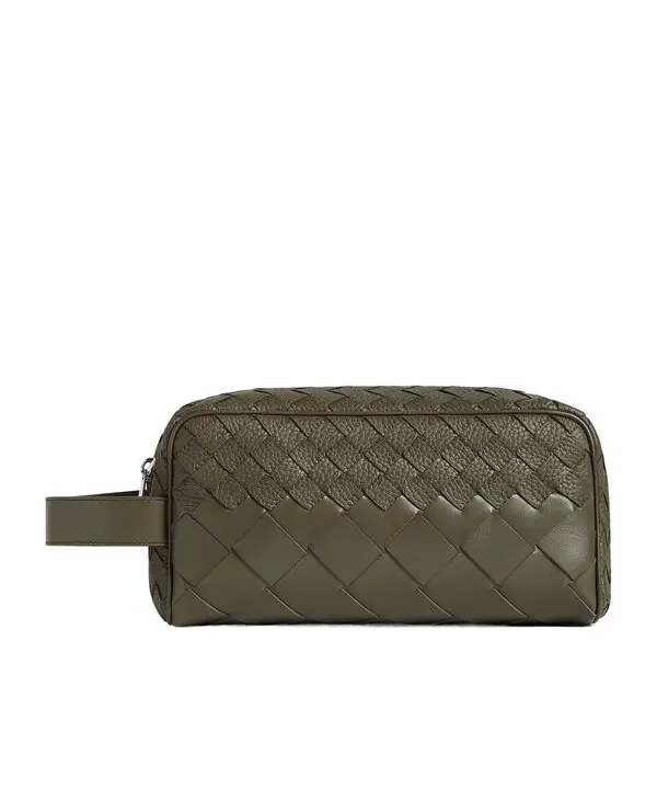 Bottega Veneta Intrecciato Travel Pouch - Cypress