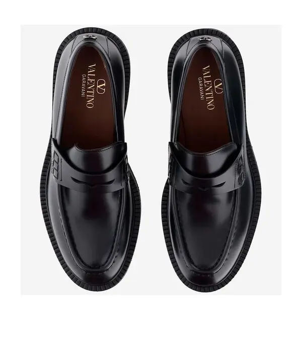 Valentino Garavani Vlogo Signature Slip-on Loafers