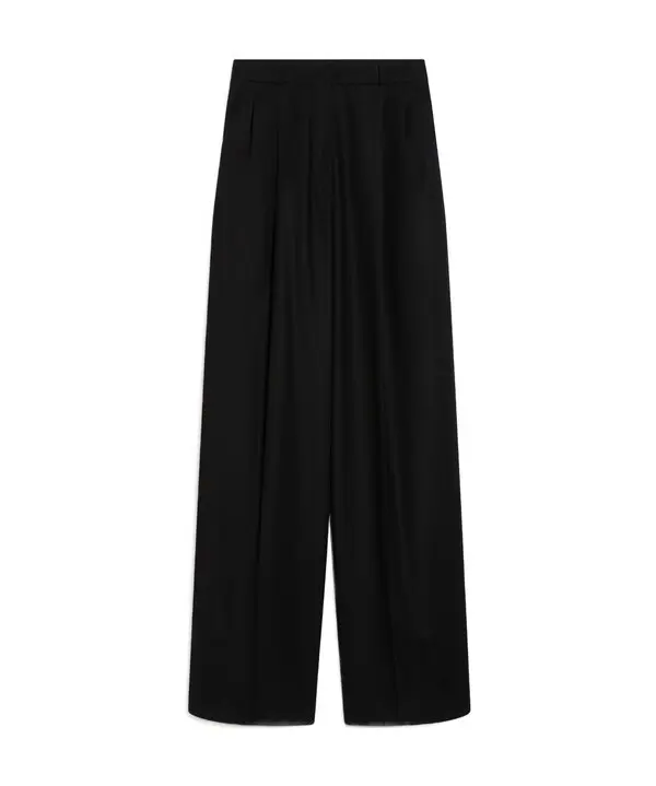 Sportmax Kien Belted Wide Leg Pants - Black