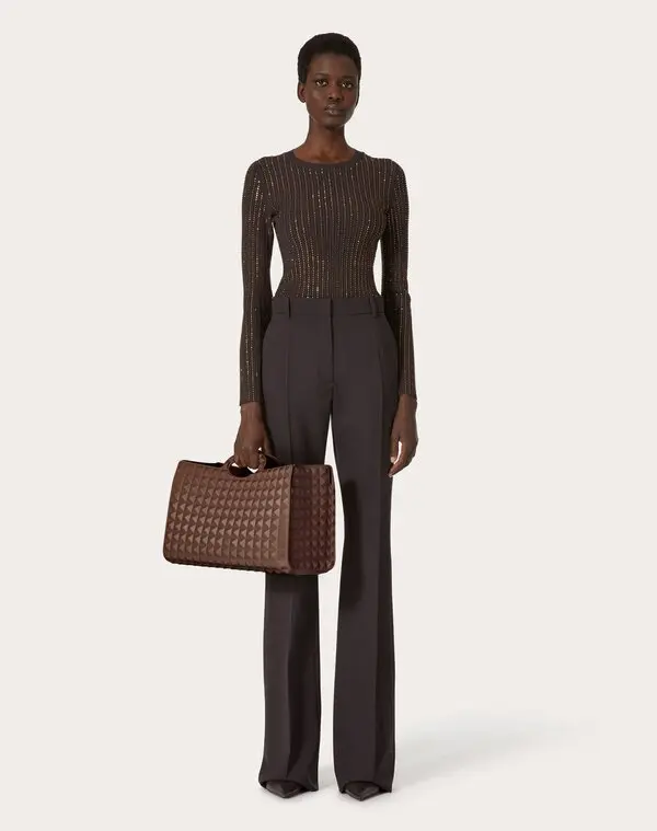 Valentino Garavani Le Troisième Shopping Tote Bag - Brown