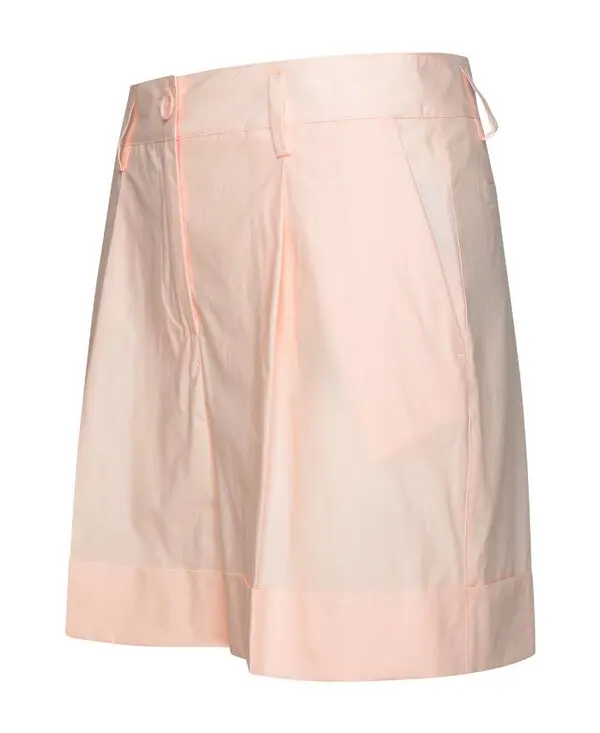 P.a.r.o.s.h Belted Pleated Shorts With Ring Detail - No