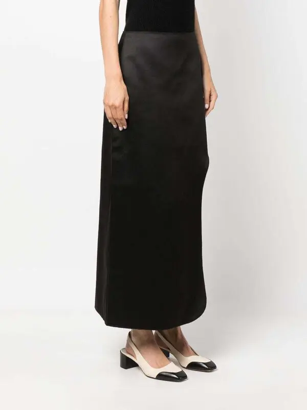 BY MALENE BIRGER Mid-rise Slit Detail Maxi Skirt