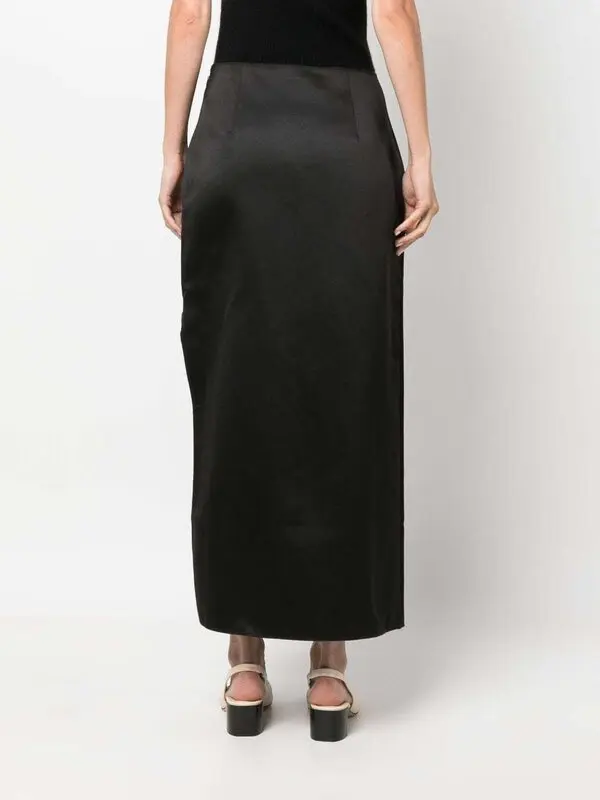 BY MALENE BIRGER Mid-rise Slit Detail Maxi Skirt