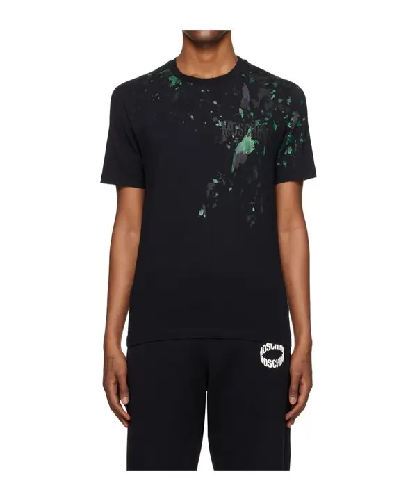 Moschino Round Collar Printed T-shirt