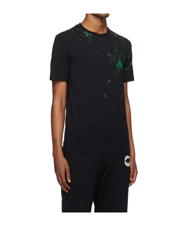 Moschino Round Collar Printed T-shirt