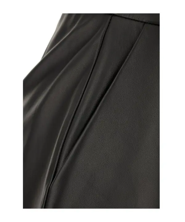 Hugo Boss Sleek Leather Shorts