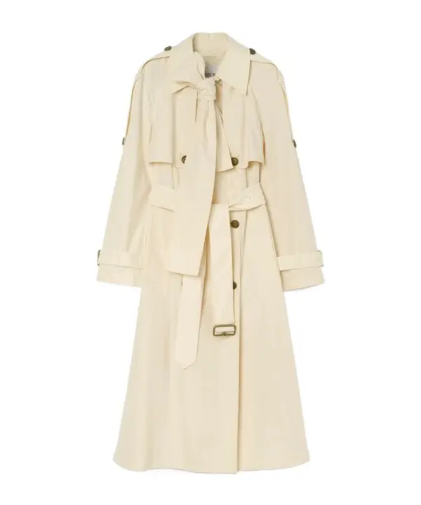 Burberry Long Trerose Trench Coat - Beige