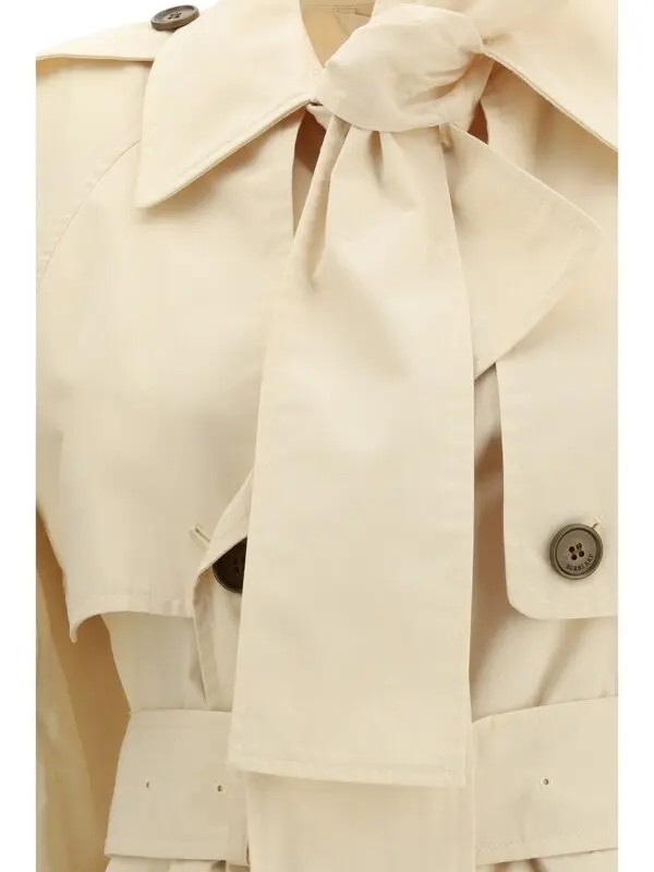 Burberry Long Trerose Trench Coat - Beige