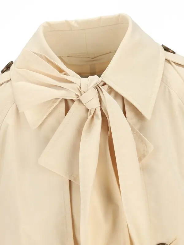 Burberry Long Trerose Trench Coat - Beige