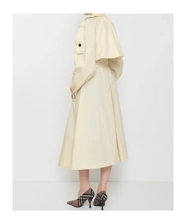Burberry Long Trerose Trench Coat - Beige