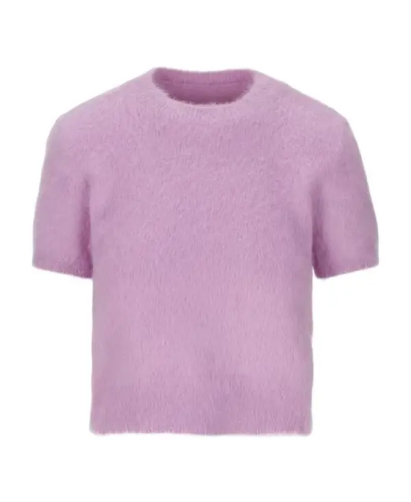MAISON MARGIELA Brushed Crewneck T-shirt - Pink