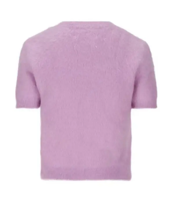 MAISON MARGIELA Brushed Crewneck T-shirt - Pink