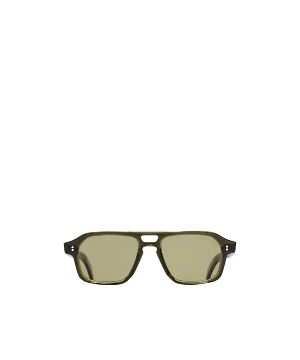 CUTLER  GROSS Cutler & Gross Aviator Sunglasses - Multi Olive
