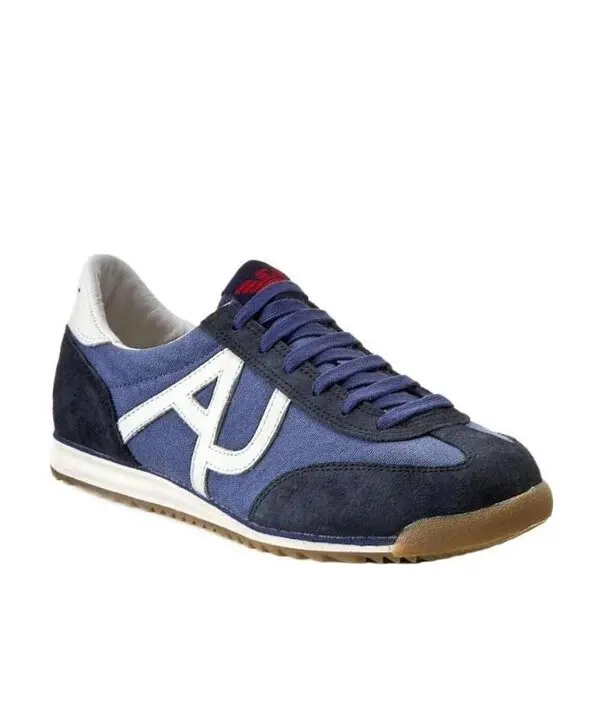 Emporio Armani Logo Detail Lace-up Sneakers - Multicolor
