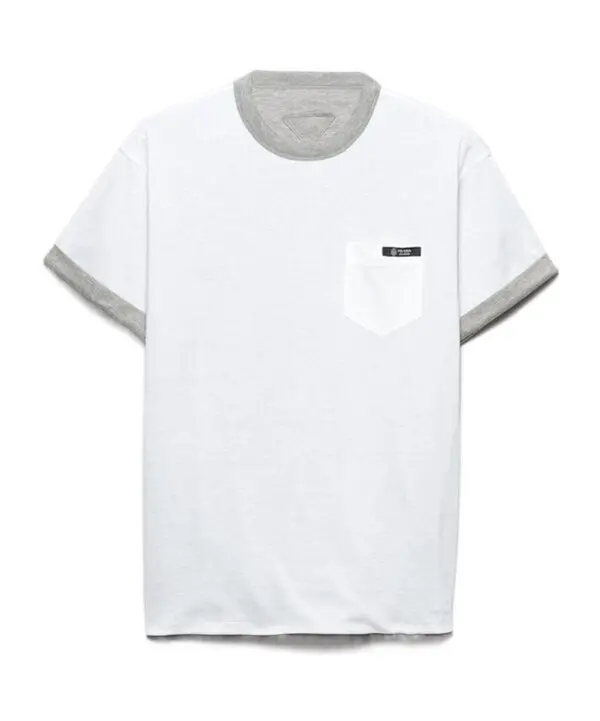 Prada Reversible Crewneck T-shirt - White/grey