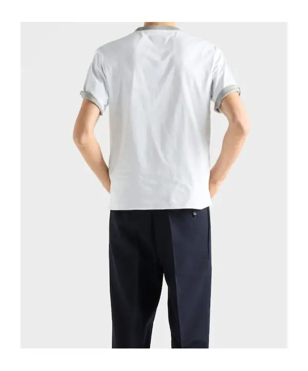 Prada Reversible Crewneck T-shirt - White/grey