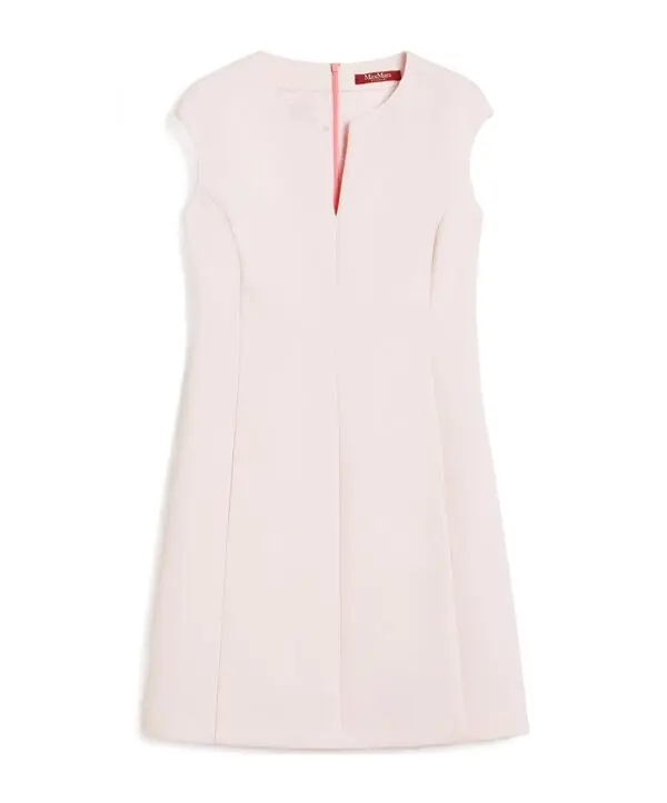 Max Mara Sleeveless V-neck Dress - Pink