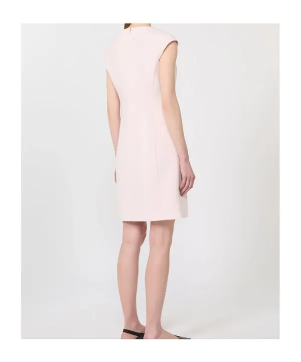 Max Mara Sleeveless V-neck Dress - Pink