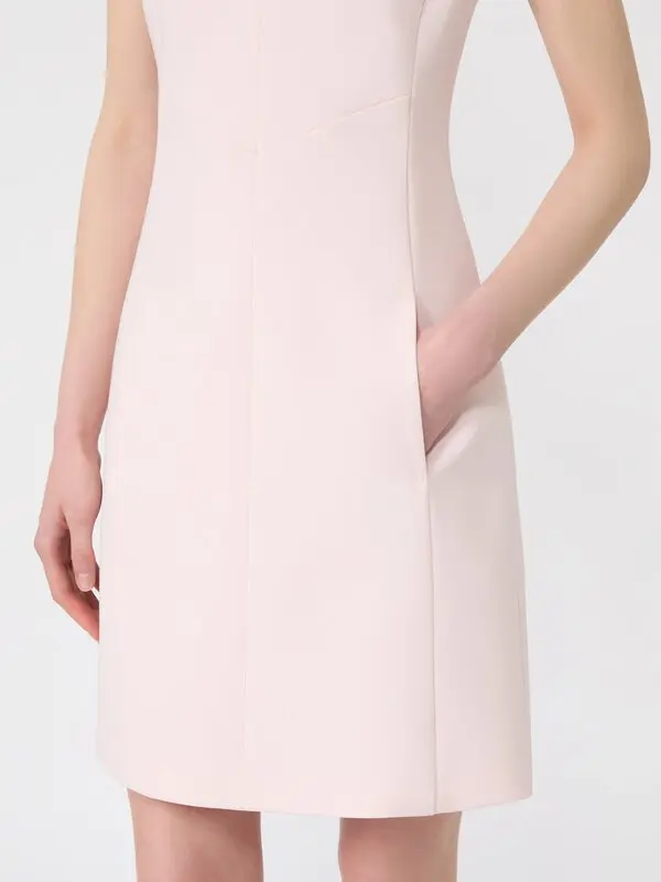 Max Mara Sleeveless V-neck Dress - Pink