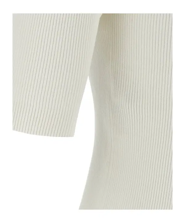 Auralee Short-sleeved Knit Polo Shirt