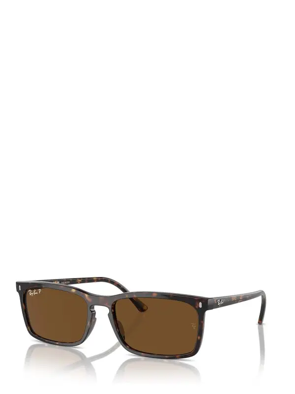 Ray-ban Rectangular Full Rim Sunglasses