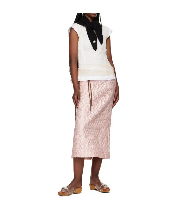 Simone Rocha Embellished Cashmere Scarf
