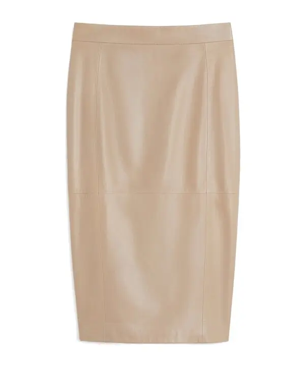 Max Mara High-waist Pencil Skirt - Sand-colored