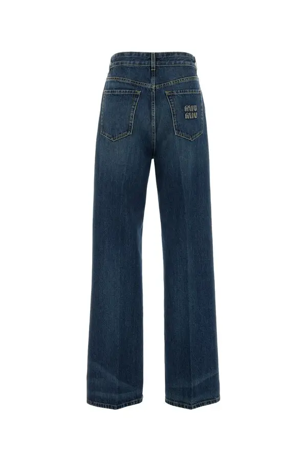 Miu Miu High-waist Wide-leg Jeans