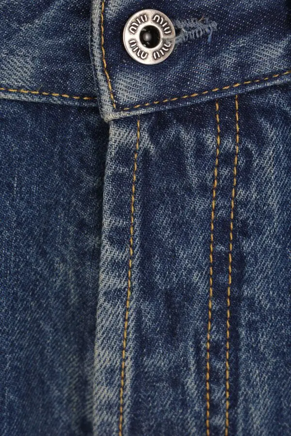 Miu Miu High-waist Wide-leg Jeans