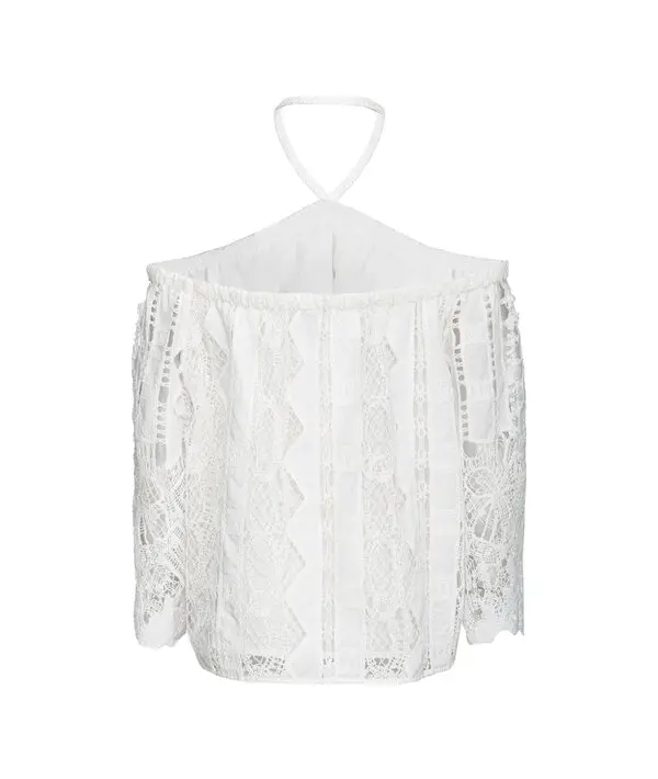 Pinko Notorious Curled Neckline Blouse