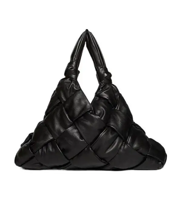 Bottega Veneta Padded Intrecciato Tote Bag - Black