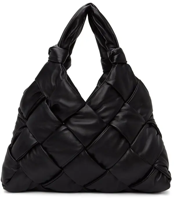 Bottega Veneta Padded Intrecciato Tote Bag - Black