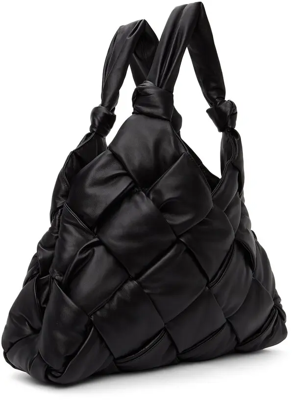 Bottega Veneta Padded Intrecciato Tote Bag - Black