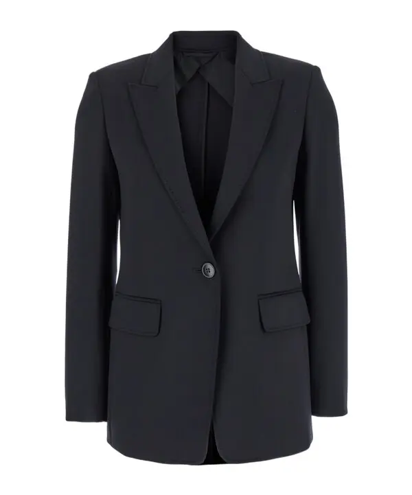 Max Mara Single-breasted Jacket - Black